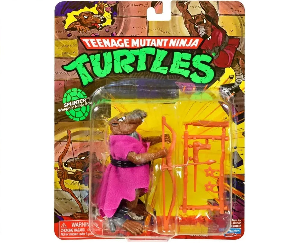 Teenage Mutant Ninja Turtles Classic Splinter Figure – All The Cool ...