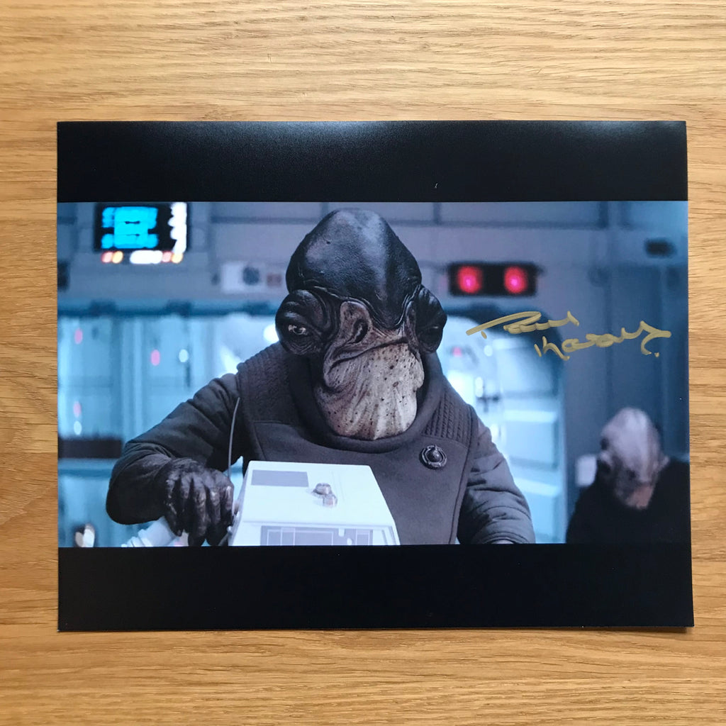 PAUL KASEY AS ADMIRAL RADDUS 8X10 AUTOGRAPHED – All The Cool Stuff UK